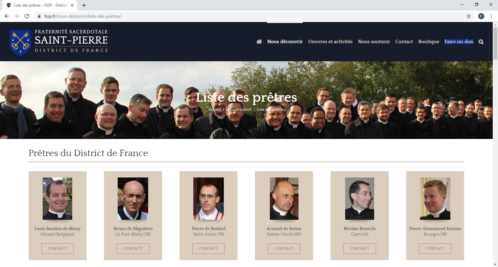 Nominations à la Fraternité Saint-Pierre en France - Riposte-catholique