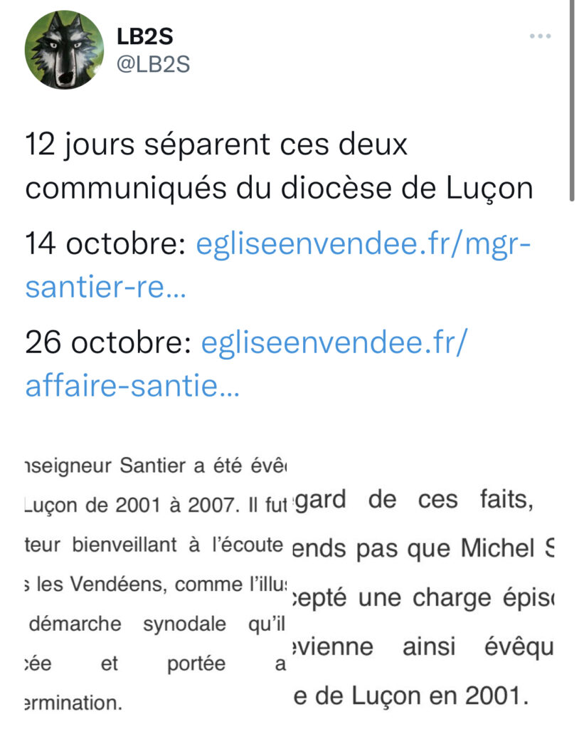 Mgr Jacolin et son prédécesseur : un changement de position en douze ...