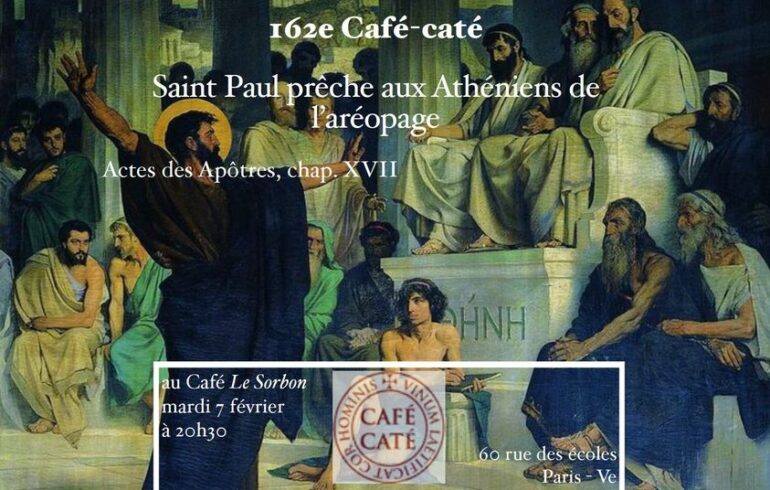 Agenda: Café caté au Sorbon ce 7 février - Riposte-catholique